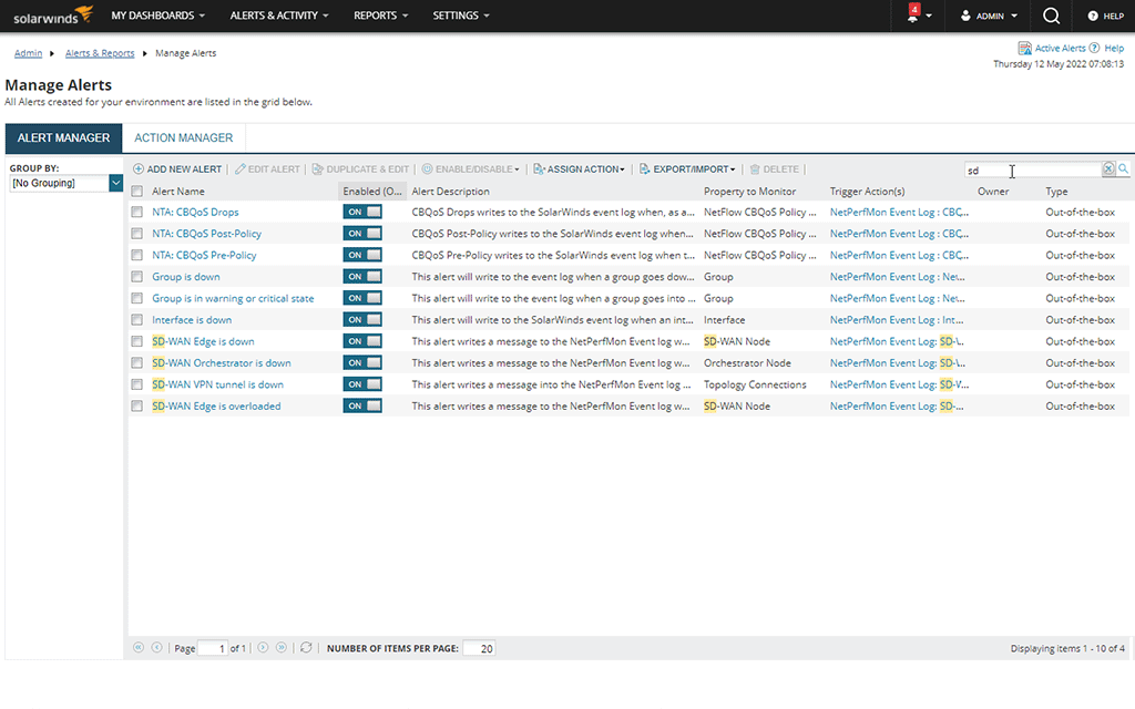 Meraki and SD-WAN Monitoring with Hybrid Cloud Observability | SolarWinds