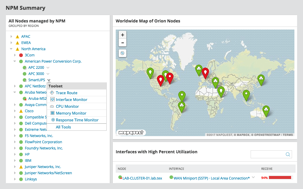 Network Engineer Software Tools for Remote Management | SolarWinds