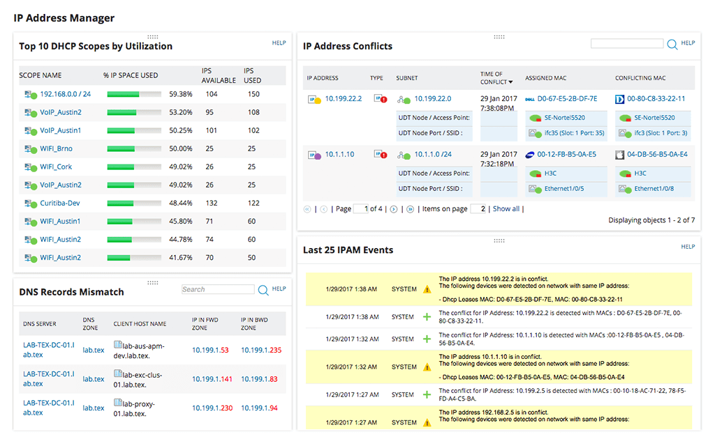 IP Address Scanner - IP Scanner (FREE TRIAL) | SolarWinds