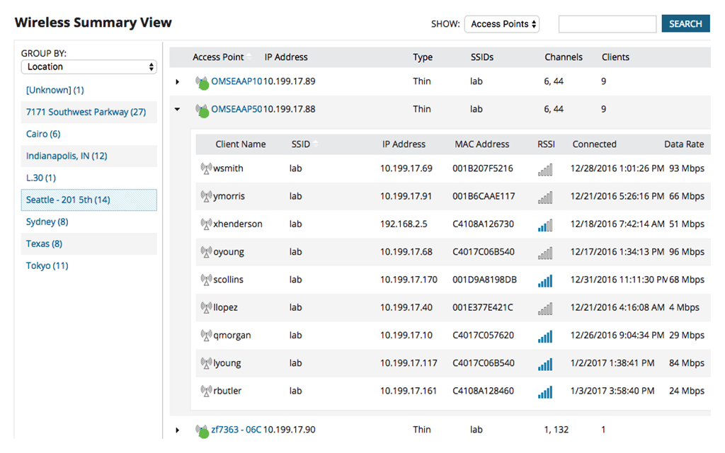 Wi-Fi Monitor – Wi-Fi Network Monitoring Software | SolarWinds