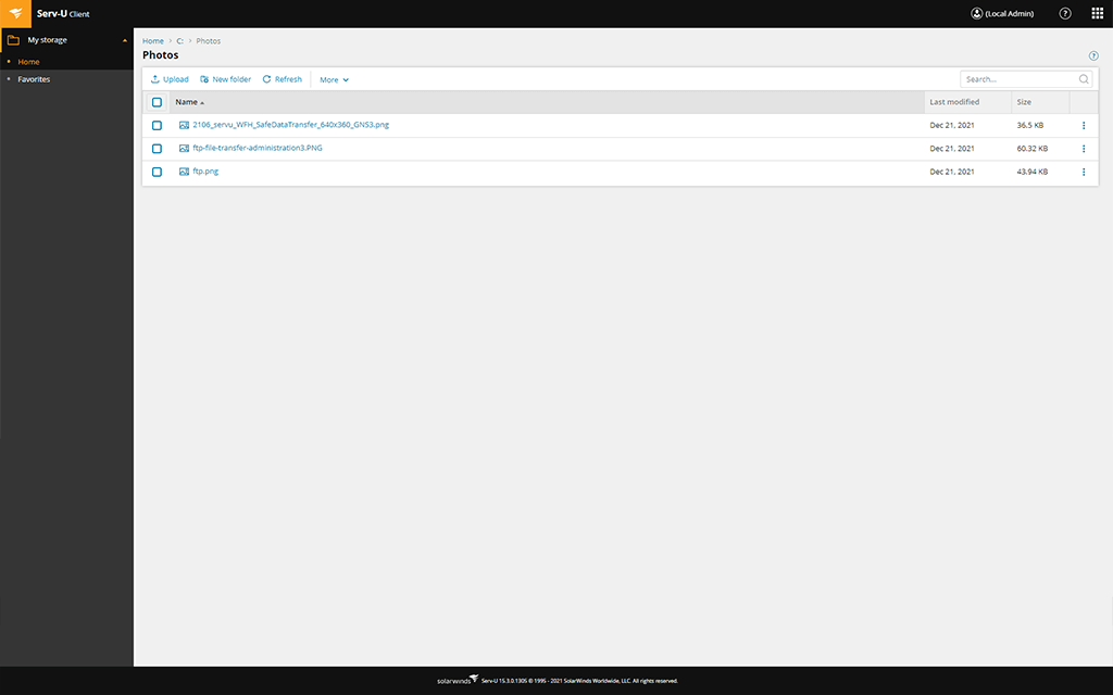 Serv-U FTP Server | SolarWinds
