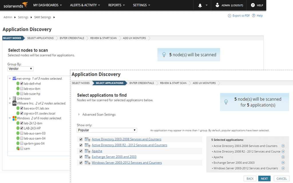 Application Mapping Tool - Server Infrastructure Map Software | SolarWinds
