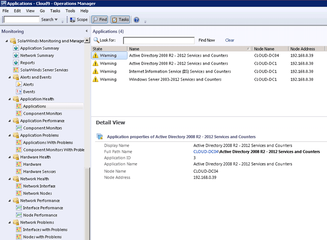 SCOM Monitoring - Management Pack for Server & Apps | SolarWinds
