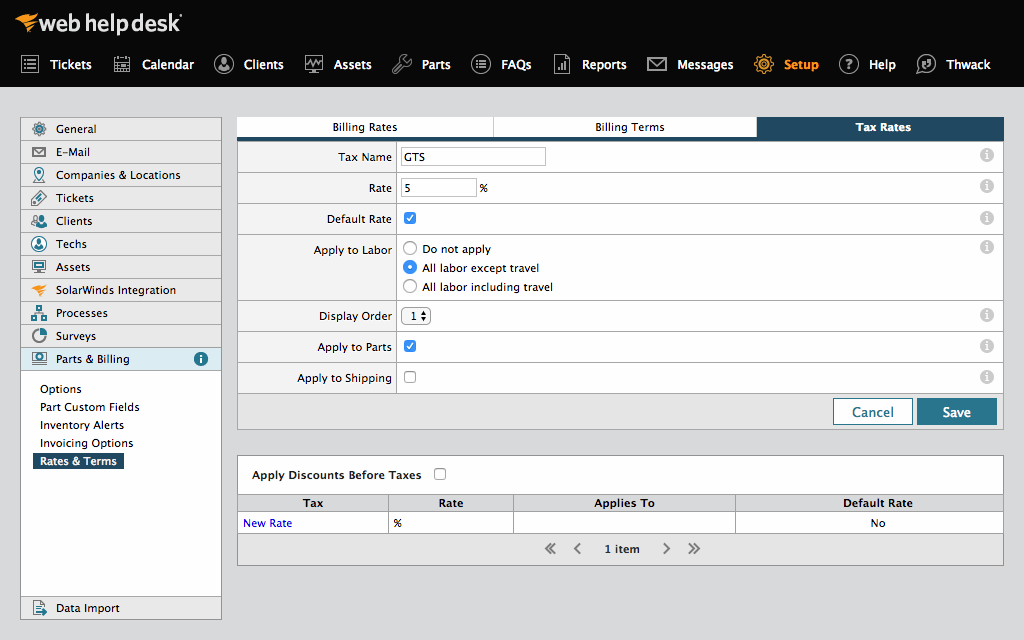 Service Request Management Software - Web Help Desk | SolarWinds